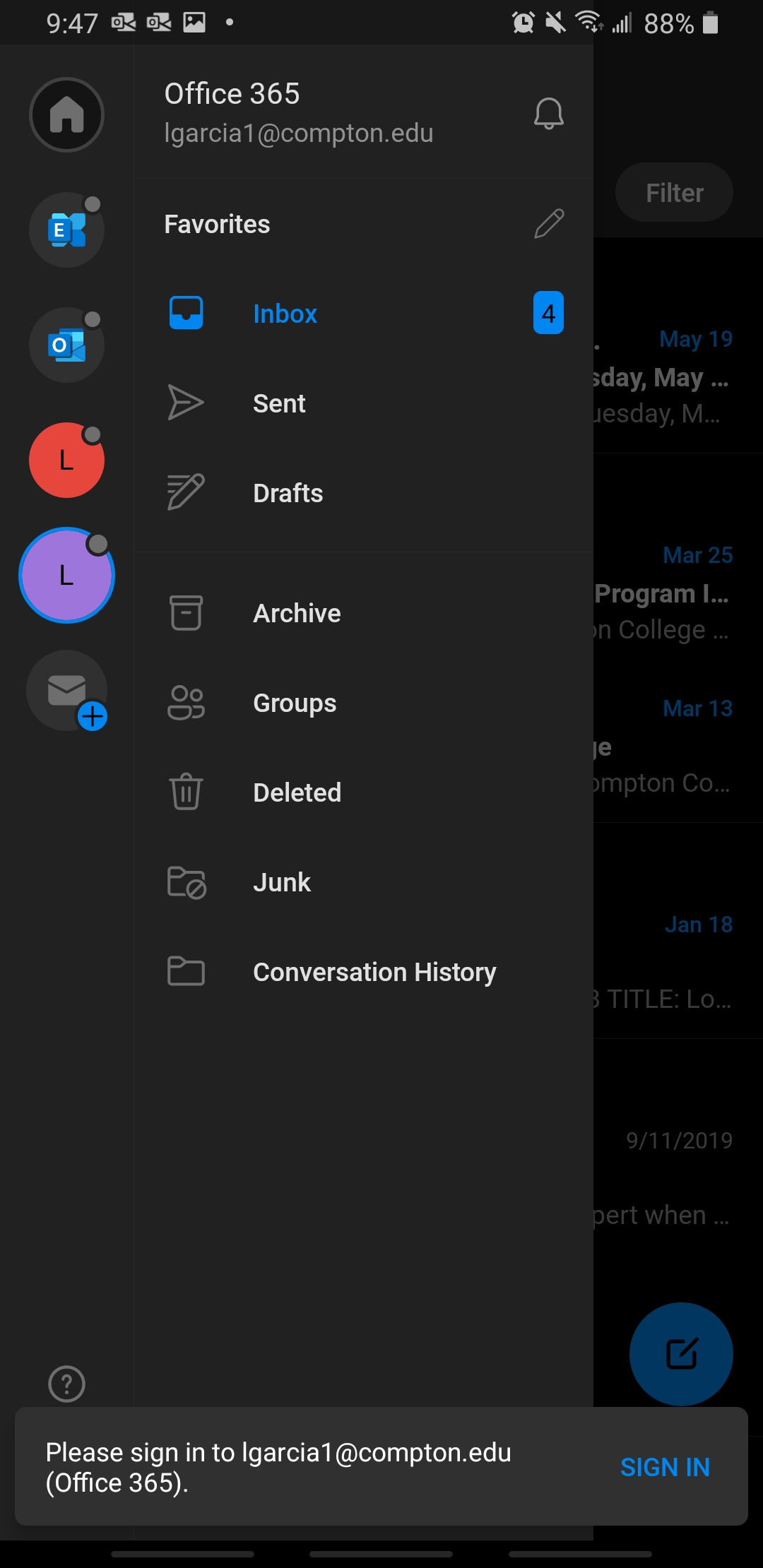 how to delete account on outlook mobile app - Microsoft Q&A