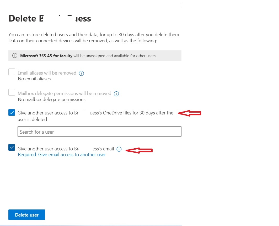 Personal Microsoft Lists of Terminated Employee - Microsoft Q&A