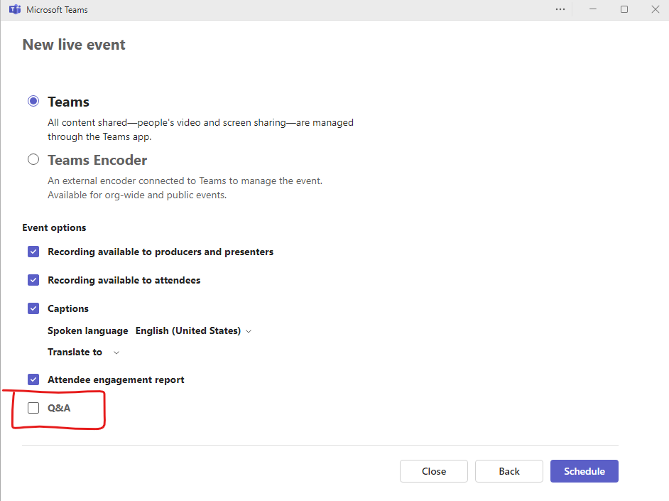 How to fix the live event problems on teams? - Microsoft Q&A
