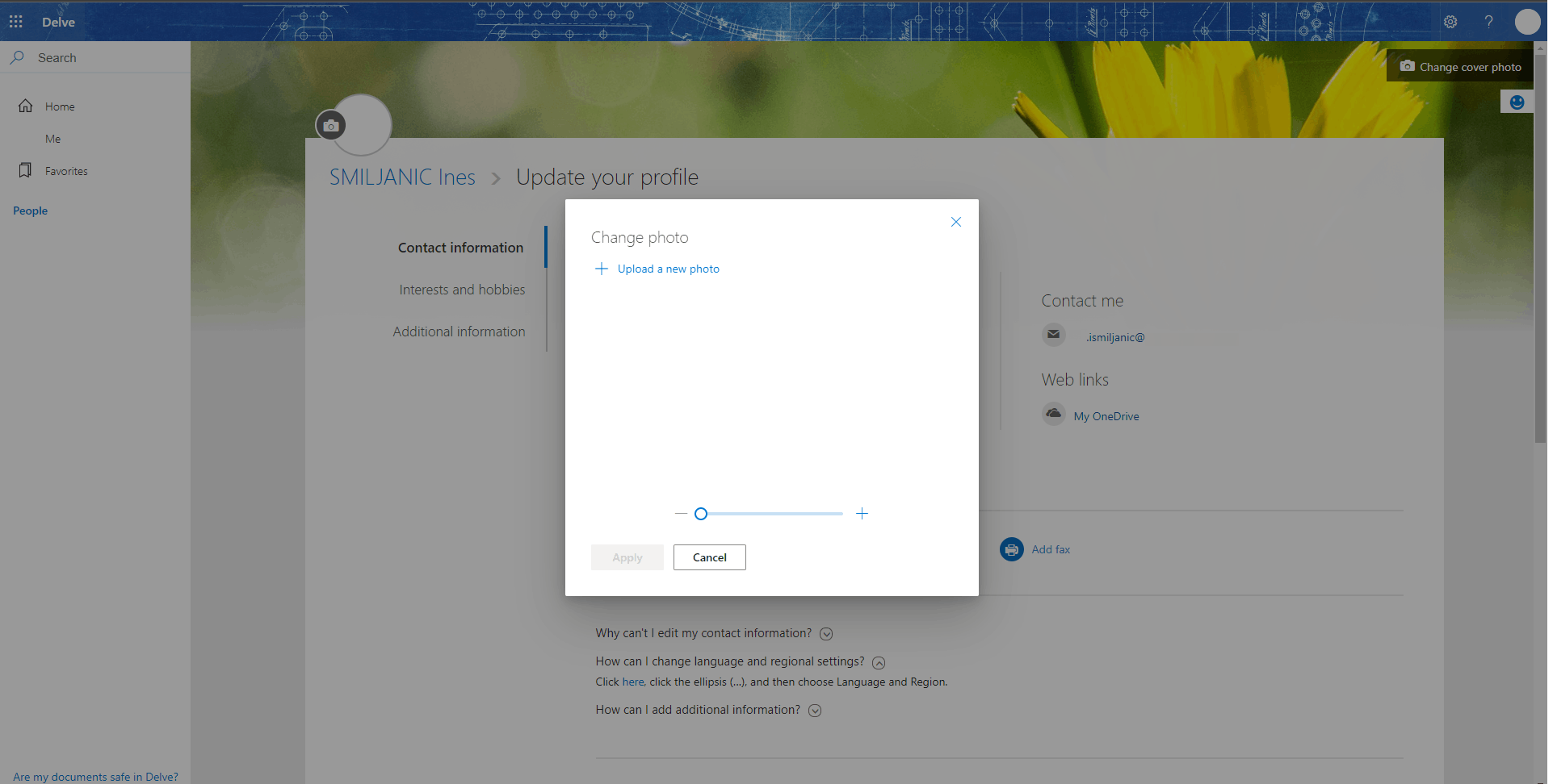 How to remove profile picture from DELVE - Microsoft Q&A