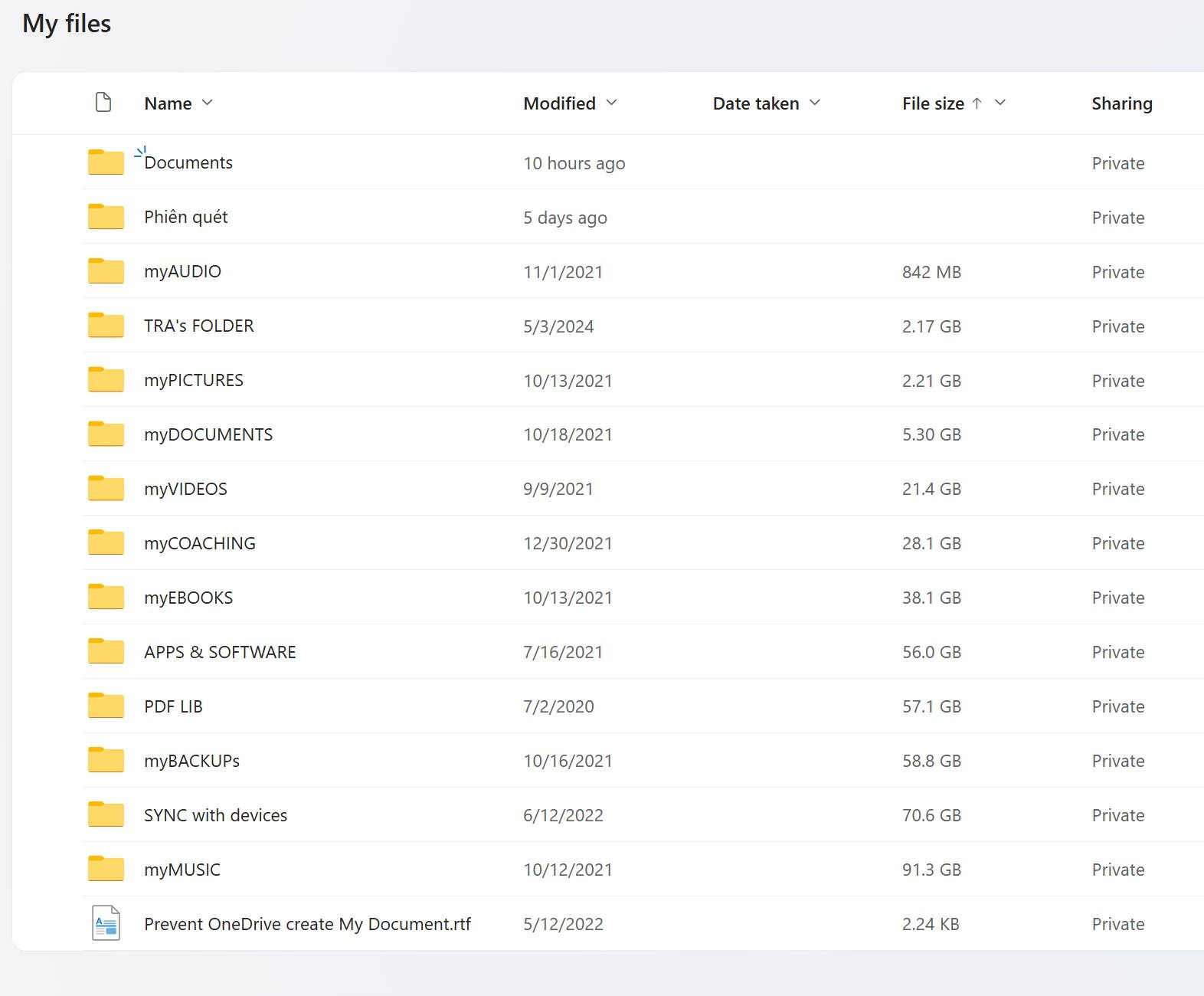 How I can disable automatic creation of folders in OneDrive - Microsoft Q&A