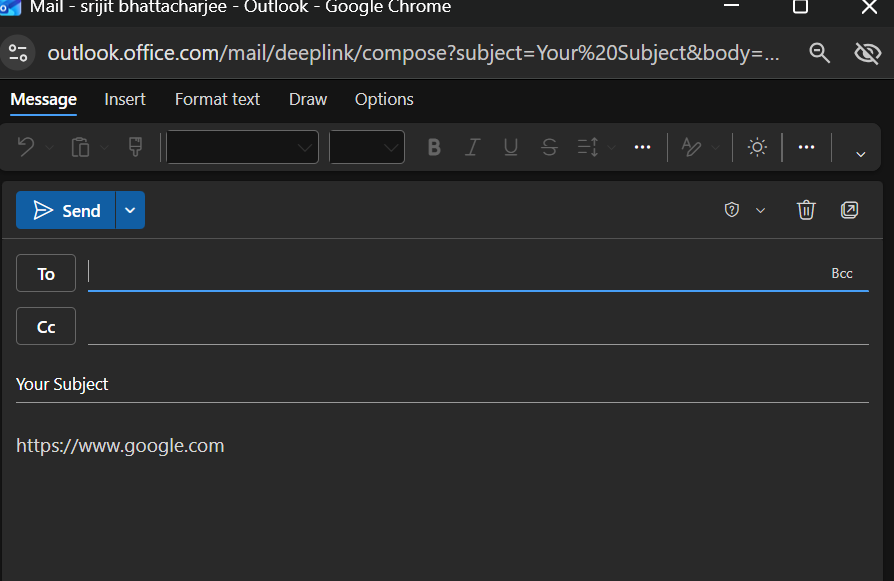 Links Not Clickable in Outlook Mail Window - Microsoft Q&A