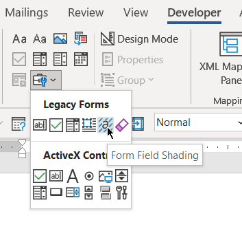 Office 365: Remove grey shade on forms in a protected section ...