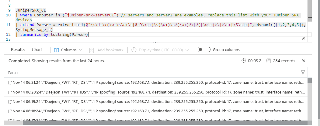 how to parse timestamp appending on syslog raw message - Microsoft Q&A