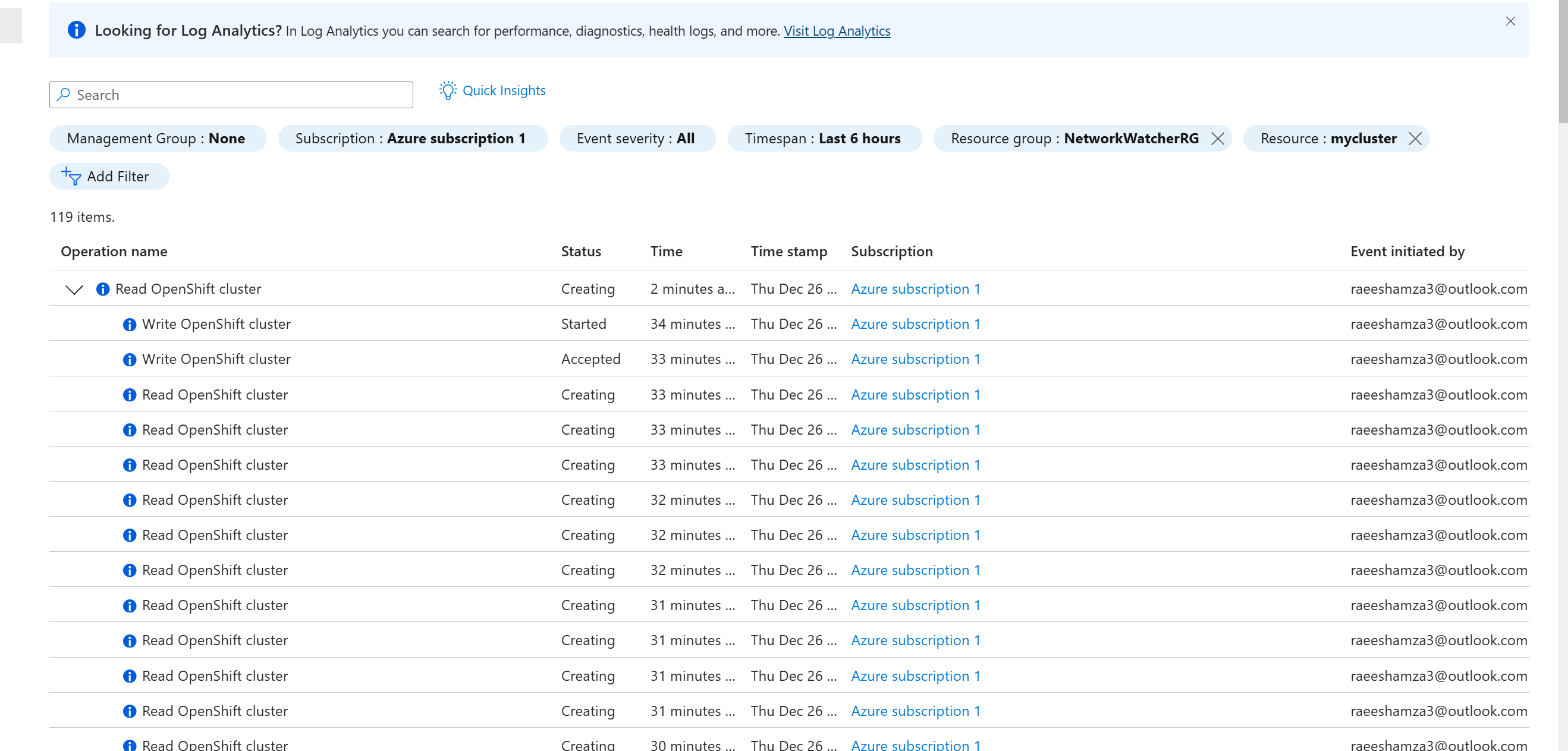 My Openshift cluster is in creating state from last 40 minutes. Does ...