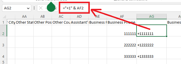 Outlook contacts add +1 - Microsoft Q&A