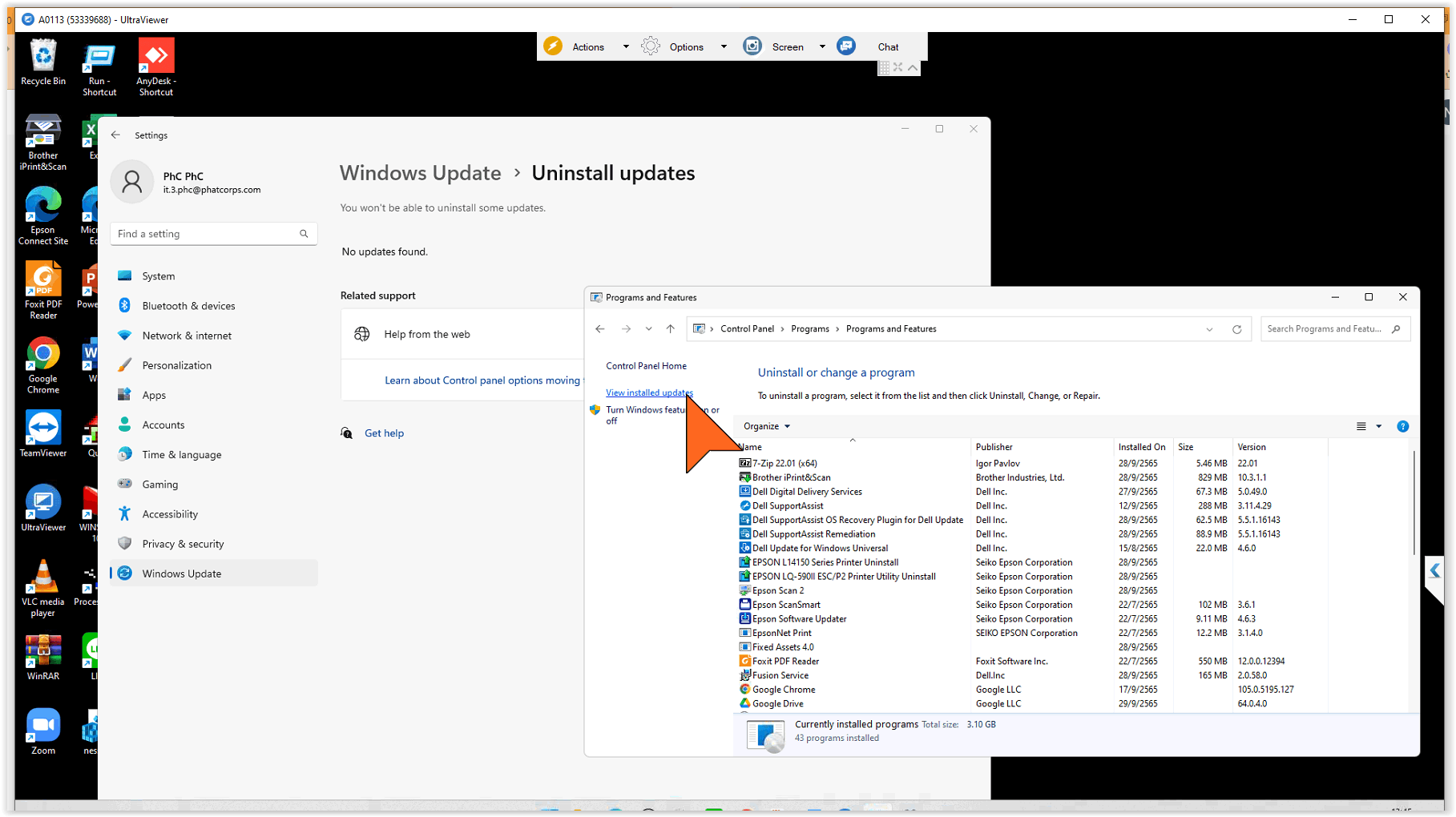 Uninstall An Update That Is Not Listed In The "Installed Updates" In ...