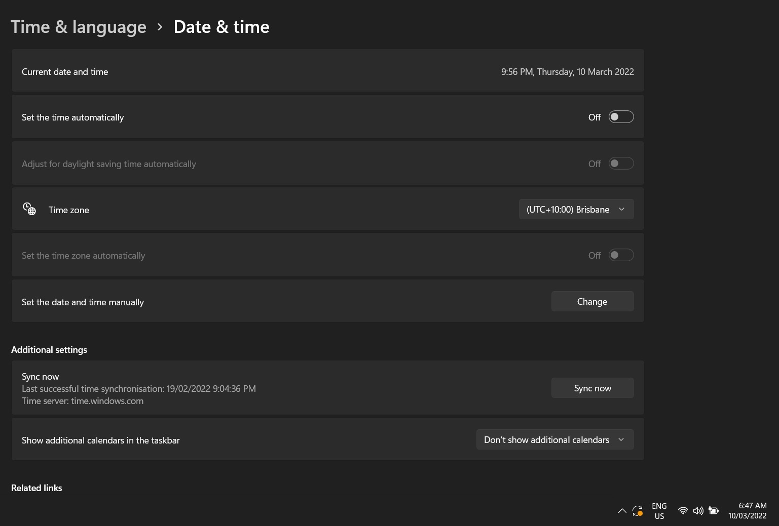 Time different on display to laptop time. - Microsoft Q&A