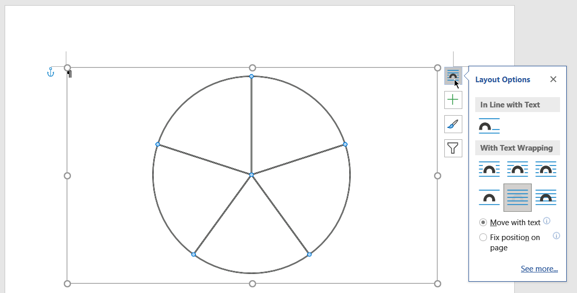 cut and paste a different picture in each piece of pie. - Microsoft Q&A