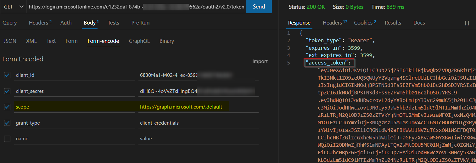 Access Files in Sharepoint Site by Postman Graph API - Microsoft Q&A