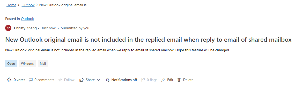The original message cannot be displayed at this time. It will be added ...