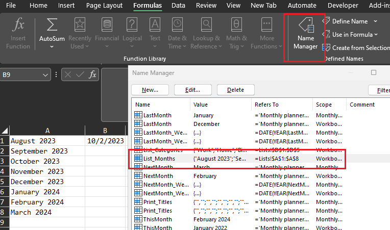Adding more months to Monthly Personal Calendar Excel - Microsoft Q&A