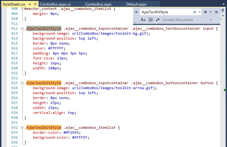 How do I apply styling to the buttons on ASP.NET Webforms ComboBoxes ... How do I apply styling to the buttons on ASP.NET Webforms ComboBoxes ...