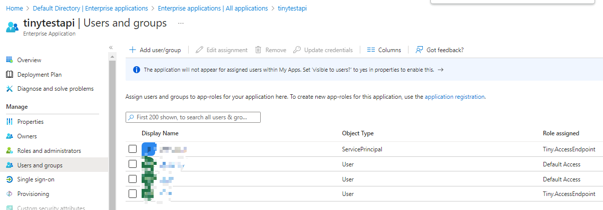 How Can I get all the users who has a certain role in Azure AD App Registration Using Dotnet ...
