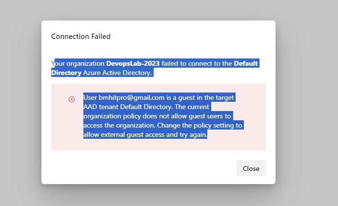 Connecting azure active directory to azure devops for authentication ... Connecting azure active directory to azure devops for authentication ...