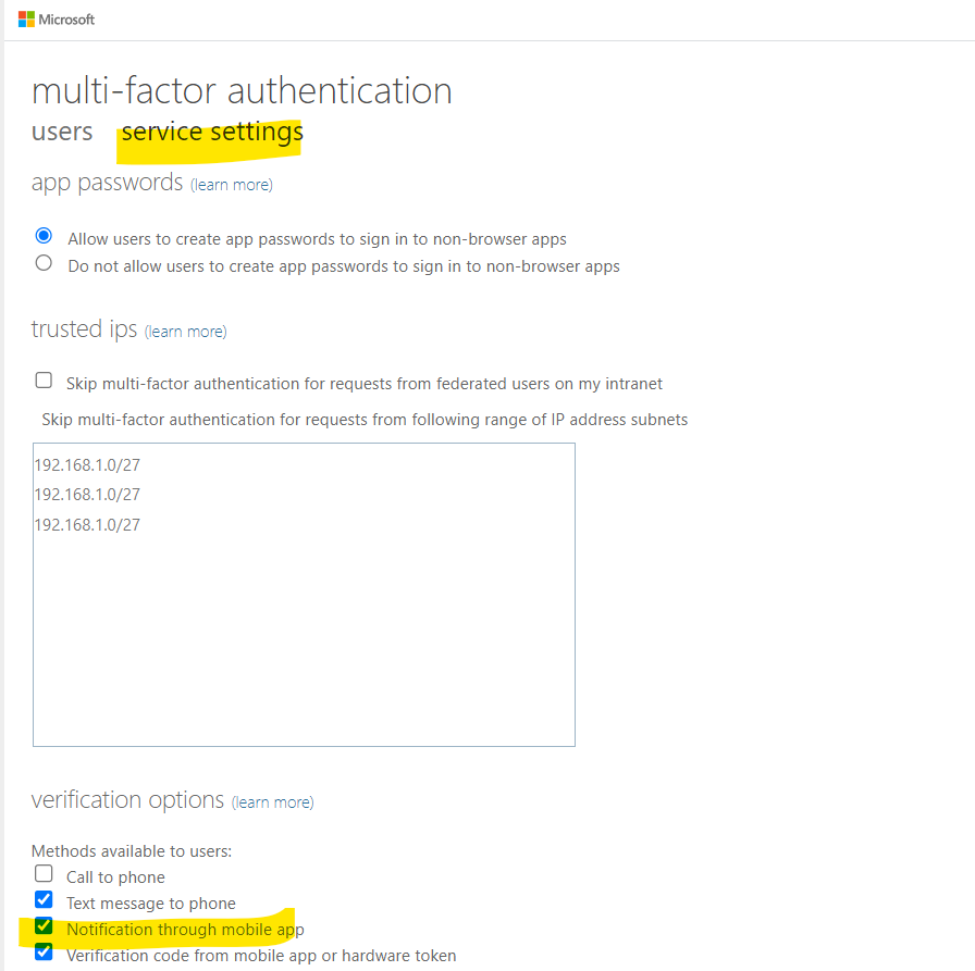 Options to register MFA through app not available - Microsoft Q&A