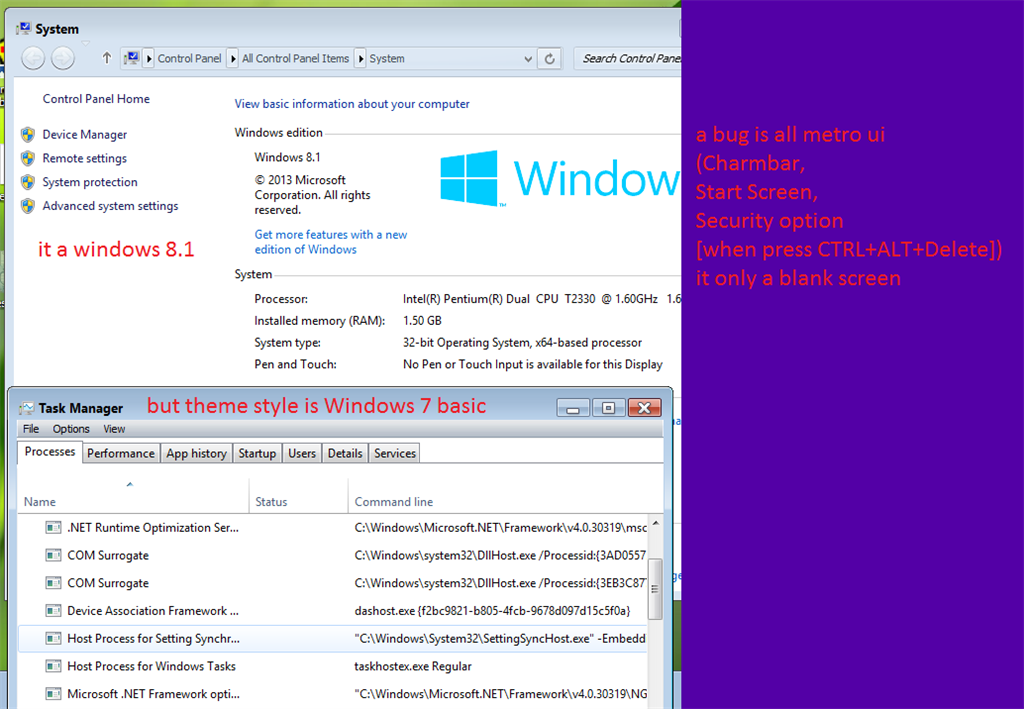 Windows 8.1 theme changed to Windows 7 theme - Microsoft Q&A