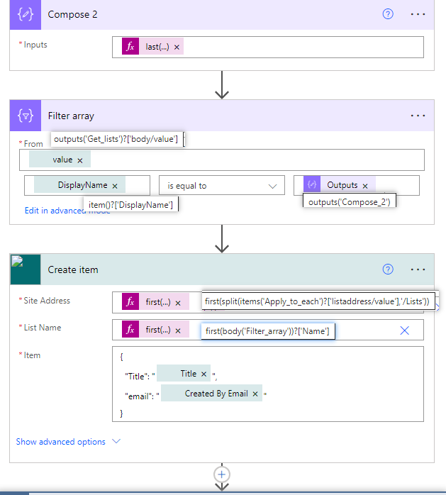 Copy files to SharePoint list in another SharePoint site based on a ...
