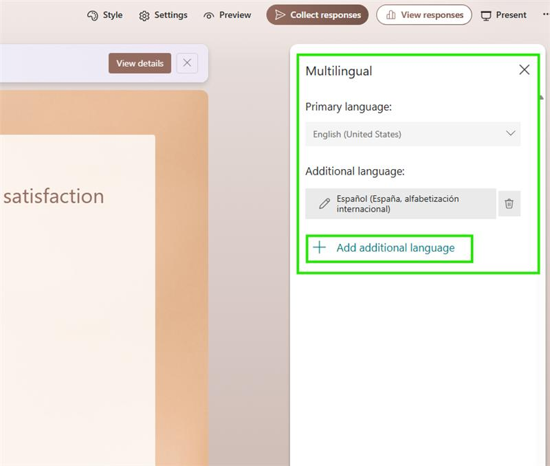 "Other" option in MS Forms not forwarding to multi language form - Microsoft Q&A