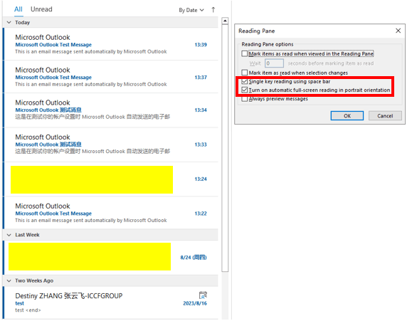 Outlook Marking Emails as Read - Microsoft Q&A