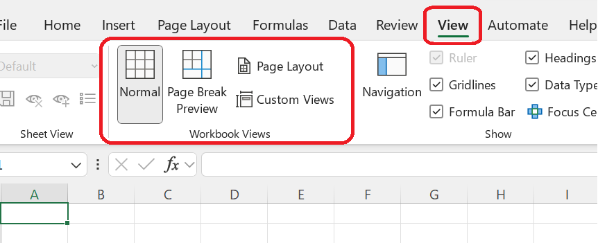 Large PAGE numbers appeared in the middle of my spreadsheet and I want ...