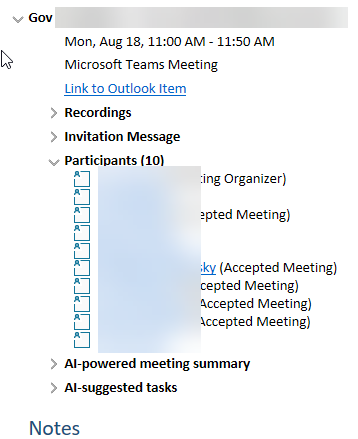 Onenote now using an older version of Meeting Details UI and fails to ...