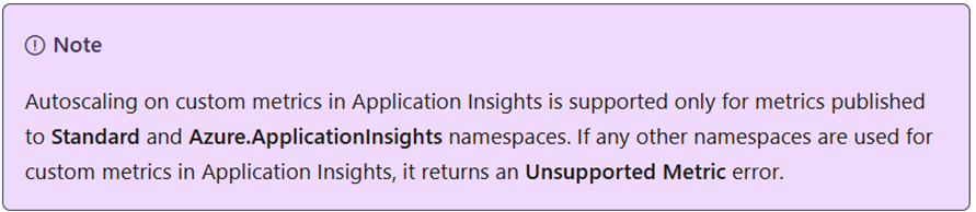 Application Insights Standard Metrics in App Service Autoscale Rule ...