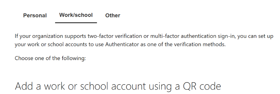Authentication codes - Microsoft Q&A