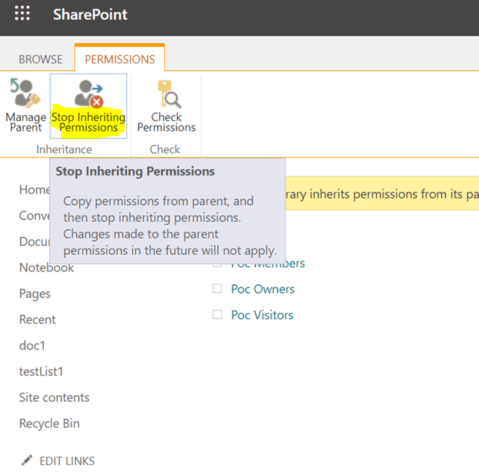 SharePoint sending links - Microsoft Q&A