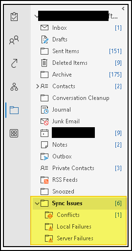 outlook how to view and cleanup sync error folder - Microsoft Q&A