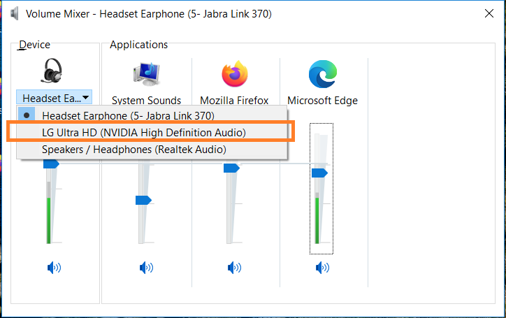 How to programmatically change an application audio volume attached to Windows Audio mixer ...