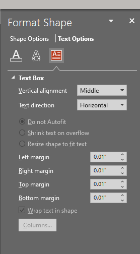 PPT Org Chart SmartArt Not Allowing Resize Shape to Fit Text ...