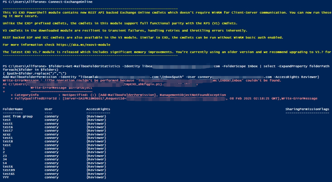 Share Outlook folder and propagate permission to subfolder - Microsoft Q&A