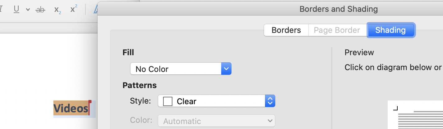 How to remove background color on text? - Microsoft Q&A