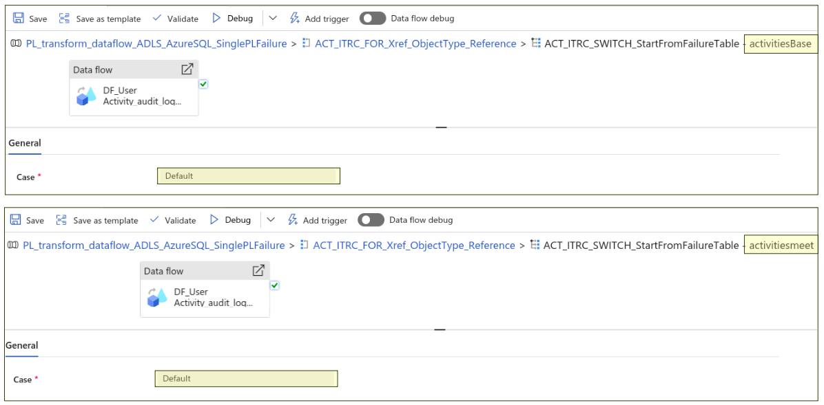 Why in switch activity case name change to default? - Microsoft Q&A