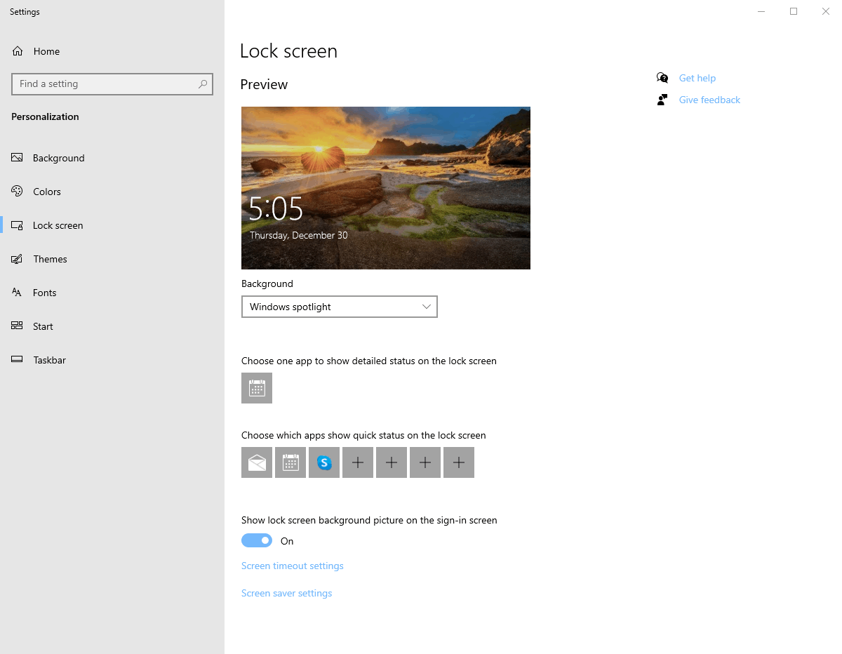 Windows 10 - setting time to lock screen - Microsoft Q&A