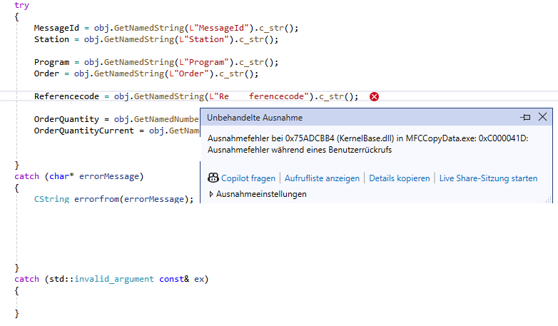 WinRT JSON CString, MFC to object - Microsoft Q&A