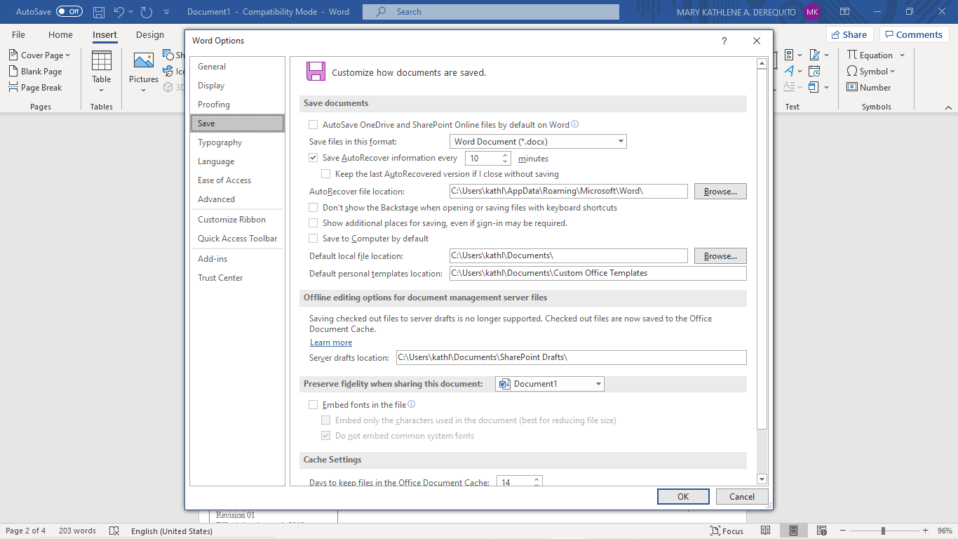 SAVE AS keeps popping in Word and Excel (Windows) - Microsoft Q&A