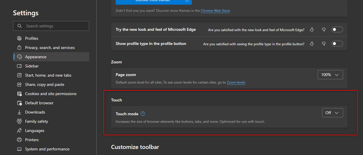 Edge rounded tab width become abnormally small - Microsoft Q&A
