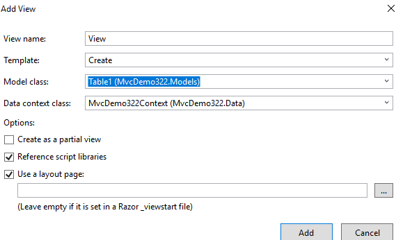 DBContext is not found in adding view scaffolding - Microsoft Q&A DBContext is not found in adding view scaffolding - Microsoft Q&A