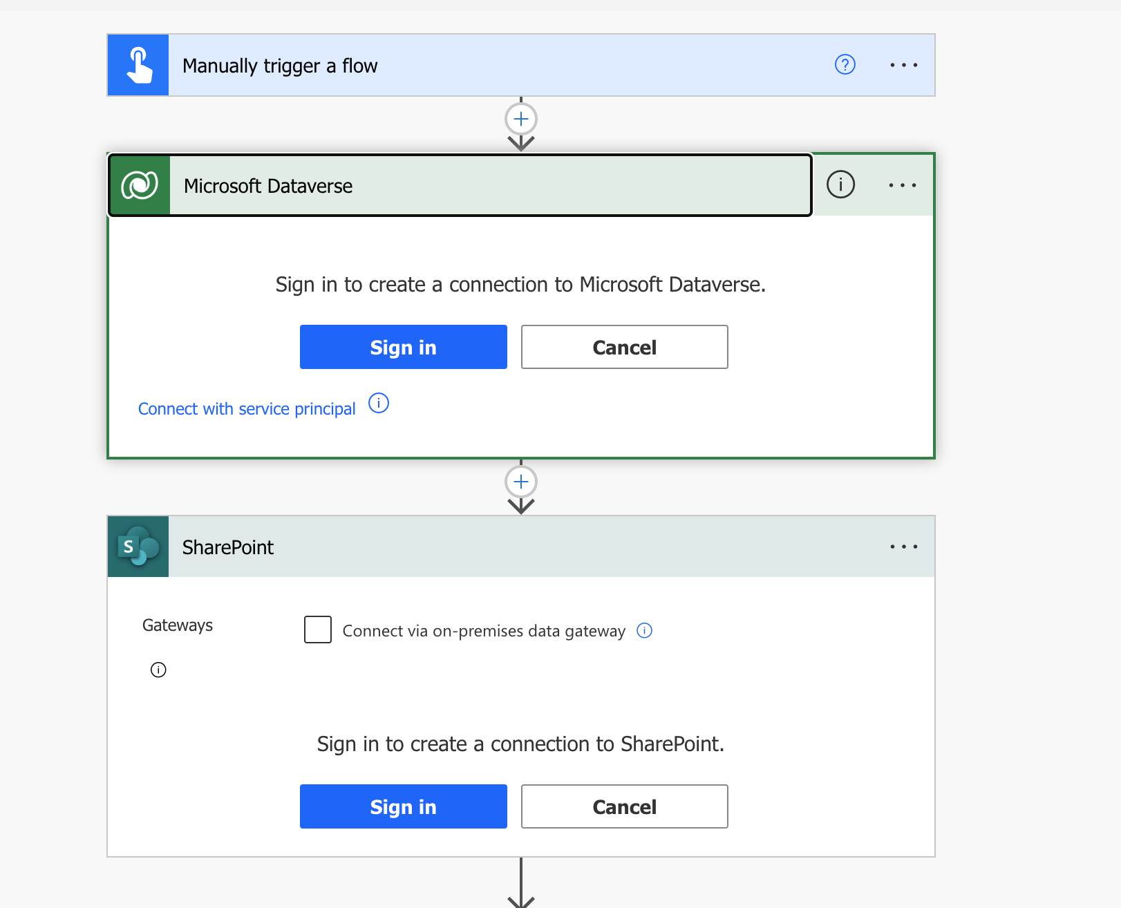 What's the suggested method for securing accounts used to run PowerAutomate workflows ...