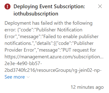 Unable to delete Event Subscription - Microsoft Q&A