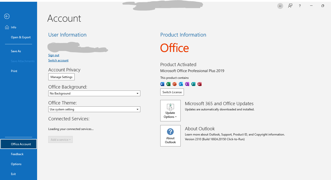 How to enable 2FA in outlook 2019 - Microsoft Q&A
