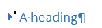 Strange triangle symbol appeared in Word - Microsoft Q&A