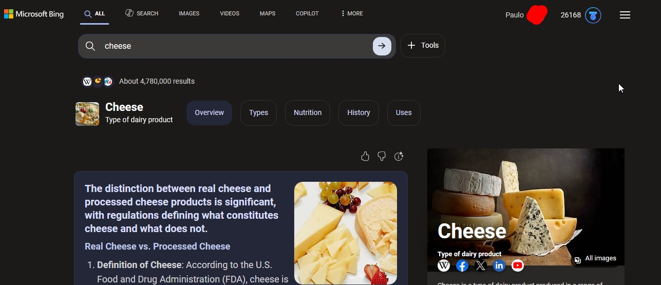 "Glitch" on Bing's results, i'm not sure what is this. - Microsoft Q&A