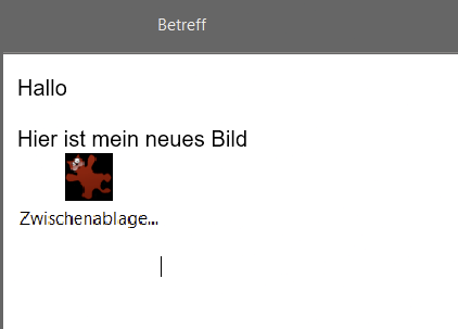 Datei wird im Anhang als Link eingefügt, aber ich möchte die Datei als ...