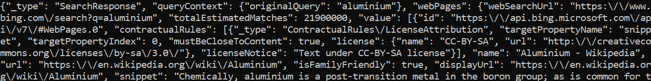 Bing Web Search Api Doesnt Accept Percent Encoded Commas In Url Microsoft Qanda