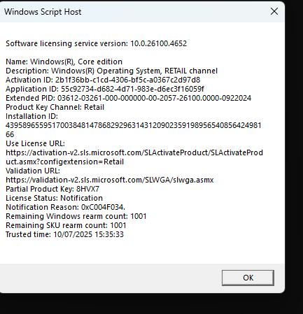 I keep getting Activate Windows message but I already have Windows ...