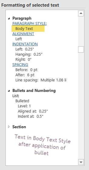 How to Automatically Revert to Normal or Body Text After Bullet List Style - Microsoft Q&A