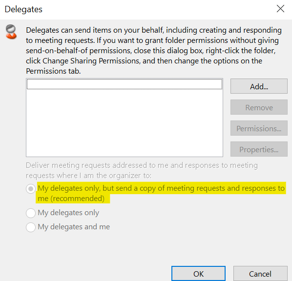 Outlook delegate access isnt working as expected - Microsoft Q&A